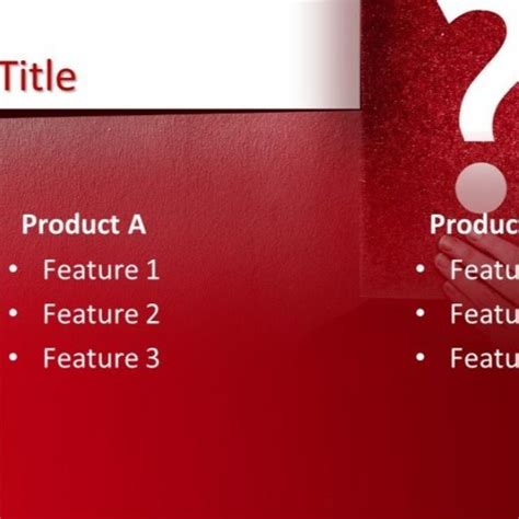 Q A PowerPoint Template Business Presentation Presentation Design Powerpoint Template Free