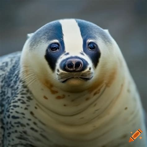 Image Of A Eurasian Badger And A Leopard Seal On Craiyon