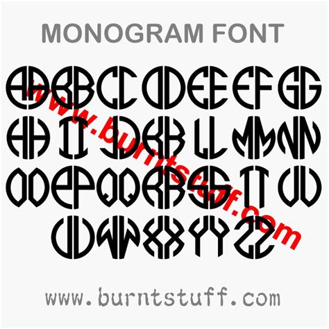 Monogram Font Monogram Font