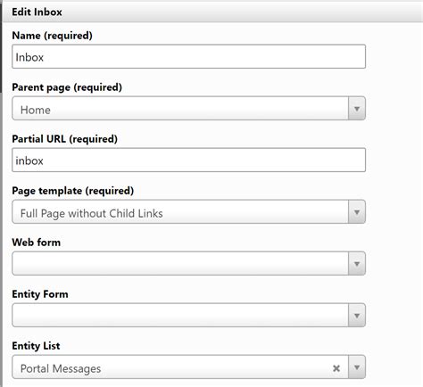 Create A Portal Inbox Messaging Process Page Of Megan V Walker