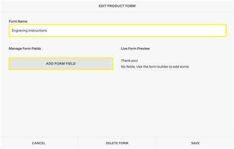 Creating A Custom Product Form Squarespace Help Center