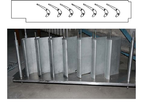 Schematic Diagram And Photo Of Linear Turbine Cascade Download