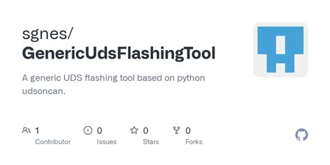 Github Sgnesgenericudsflashingtool A Generic Uds Flashing Tool