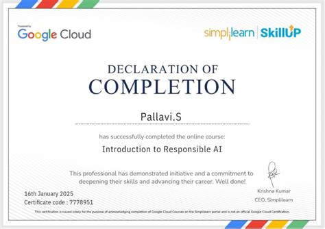 Pallavi Suresh On Linkedin Ai Learning Skills Mba Simplilearn