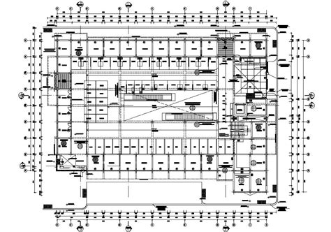 46x33m Food Factory Plan Is Given In This Autocad Drawing File