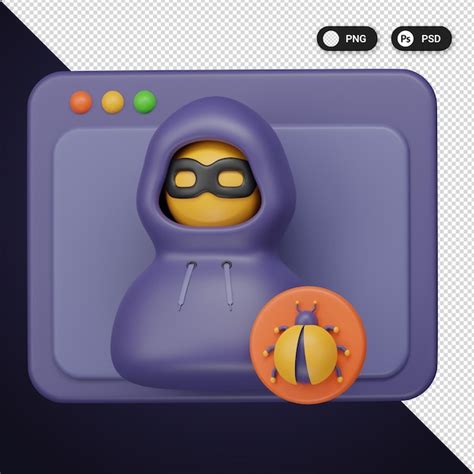 Premium Psd Website Hacking Cyber Security Icons Set Ux Ui Web Design