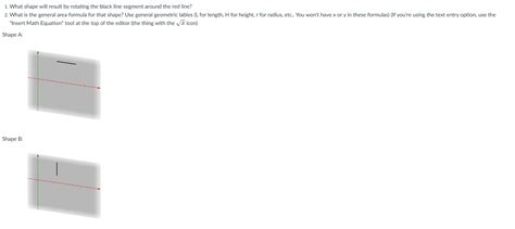 1 ﻿what Shape Will Result By Rotating The Black Line