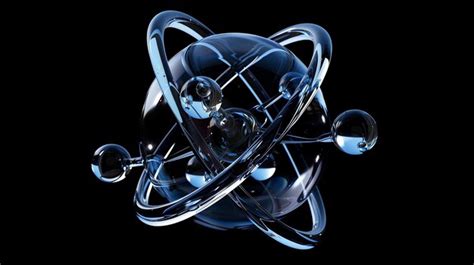 Premium Photo 3d Rendering Illustration Of An Atom The Atom Has A