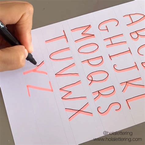 Hacer Las Letras Con Sombras Es La Manera Más Sencilla Y Básica De