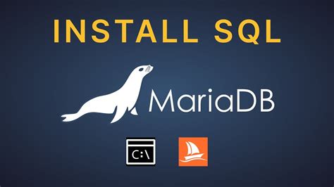 Como Instalar Sql Mariadb En Cmd Y En Phpmyadmin Wn Windows Youtube
