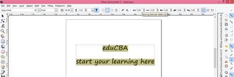 Inkscape Text Learn The Text And Text Tools In Different Points
