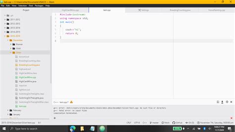How To Run C In Atom With The Atom Script Package Stack Overflow