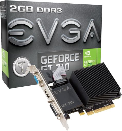 EVGA NVIDIA GeForce GT 710 2 GB DDR3 PCI E 2 0 Graphics Card Amazon Co Uk Computers Accessories
