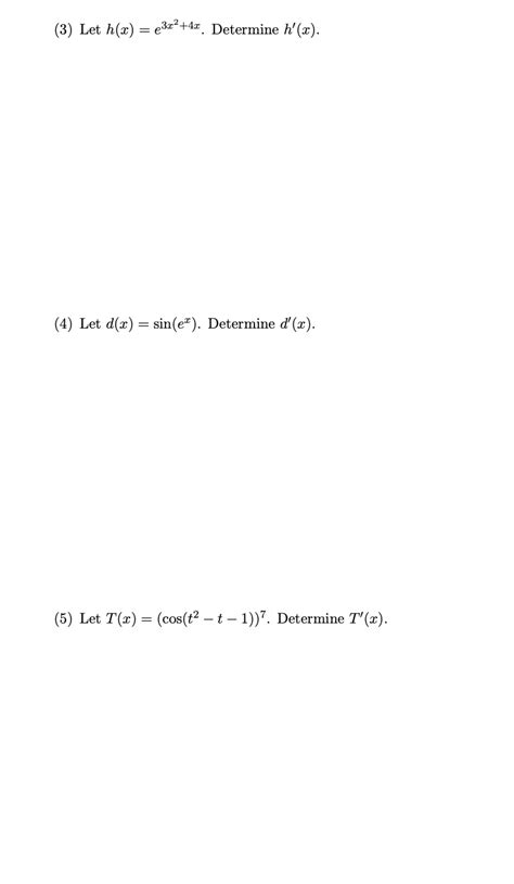 Solved 1 Let f x sin x² cos x Determine f x Chegg com