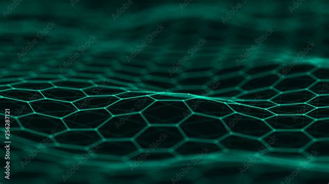 Data Technology Background Hexagon Background Abstract Background Connecting Dots And Lines