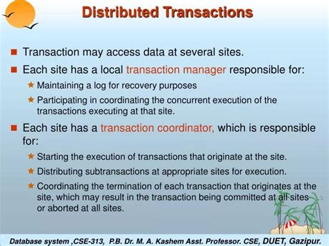 Ppt Distributed Transactions Powerpoint Presentation Free Download