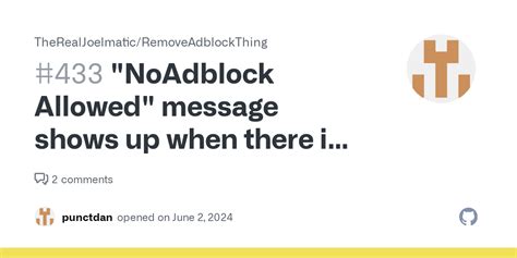 Noadblock Allowed Message Shows Up When There Is An Ad Prior To Video · Issue 433