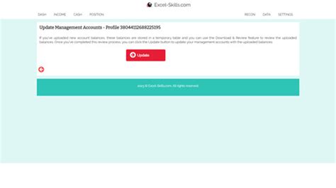 Online Management Accounts Excel Skills