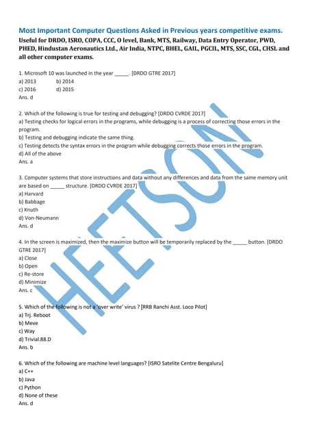 Flowchart Question And Answer Algorithm Mcq Pdf Programming