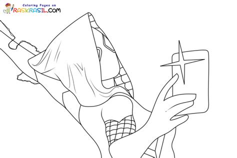 Ghost Spider Coloring Pages