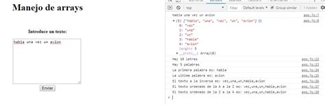 Javascript El Metodo Split De Un Array Me Devuelve El Array Desordenado Stack Overflow