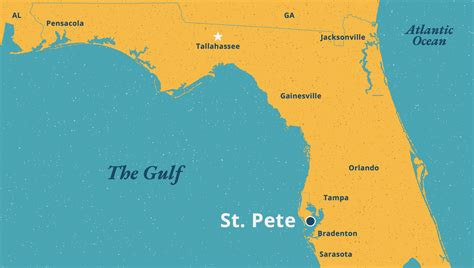 Map Where Is St Pete Florida St Pete Edc