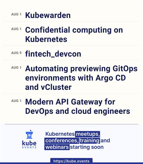 📅 Kubernetes Events Starting In The Next 24 Hours Confidential Computing On Kubernetes