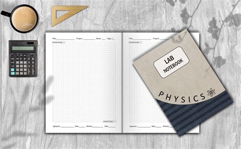 Physics Lab Notebook Physical Sciences Laboratory Notebook For
