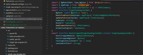 Code Compialation Problem In Single Spa Angular Internals Types D Ts Issue Single Spa