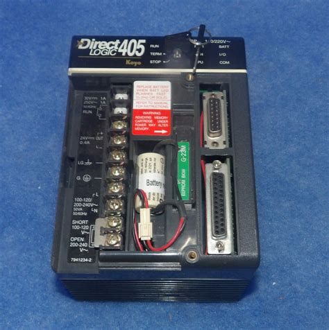 Koyo Direct Logic 405 D4 440 Cpu 110 220v Cpu Module 1 Year Warranty Integrity Electric Direct