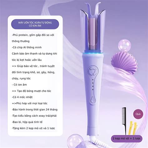 Máy Uốn Tóc Tự động Có Ion âm Bảo Vệ Tóc Hàng Chính Hãng Yoroshiko Mẫu Mới 2023 Shopee Việt Nam