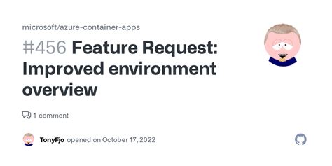 Feature Request Improved Environment Overview · Issue 456 · Microsoftazure Container Apps