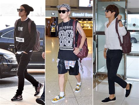 유노윤호·용준형·민호 아이돌 공항패션 포인트는 ‘백팩 패션서울