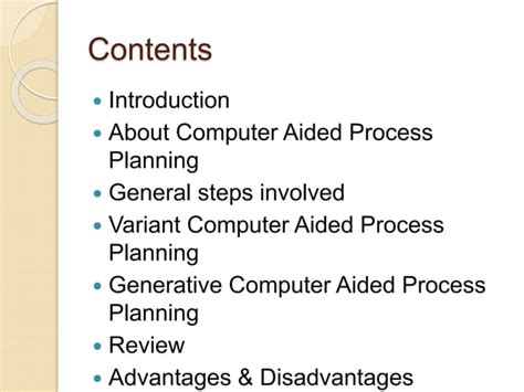 Computer Aided Process Planning Capp Pptx Computing Technology And Computing