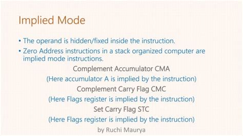 Types Of Addressing Modes Coa