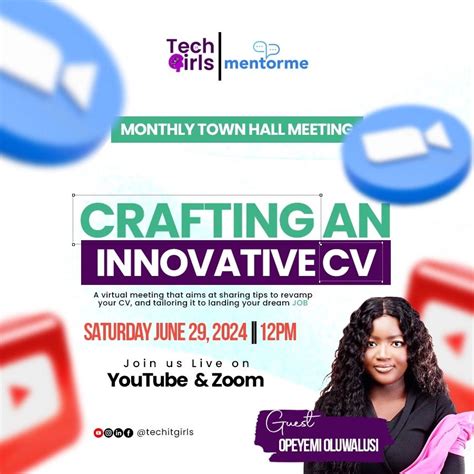 Rodiat Isiaq On Linkedin Techitgirls Crafting Cv Monthlymeeting