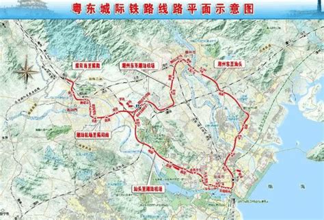 290亿大标粤东城际铁路一环一射线项目施工招标 广东省 揭阳 潮汕