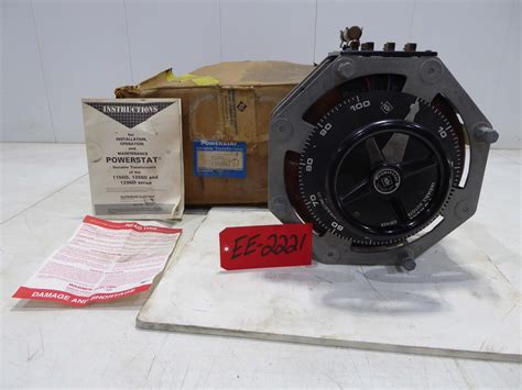 Superior Electric 120 Volt Variable Autotransformer Ee2221 Ronatec