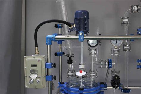 50l Jacketed Glass Nutsche Filter Reactor With Ultrasonic Nutsche Filtration Function