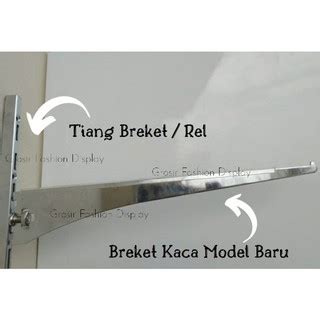 Jual Daun Breket Briket Bracket Kaca Berbagai Ukuran Siku Penyangga Kaca Dudukan Kaca