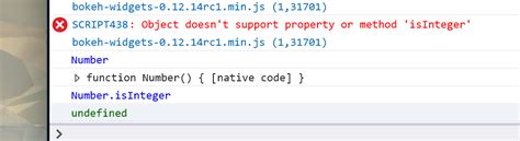 Numberisinteger Javascript Error Of Slider In Internet Explorer · Issue 7373 · Bokehbokeh