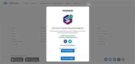 Salesforce Useraccess Trailblazer Achievementunlocked Salesforcesuperbadge Trailblazer