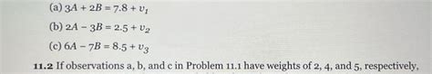 solved a 3a 2b 7 8 v1 b 2a−3b 2 5 v2 c 6a−7b 8 5 v3