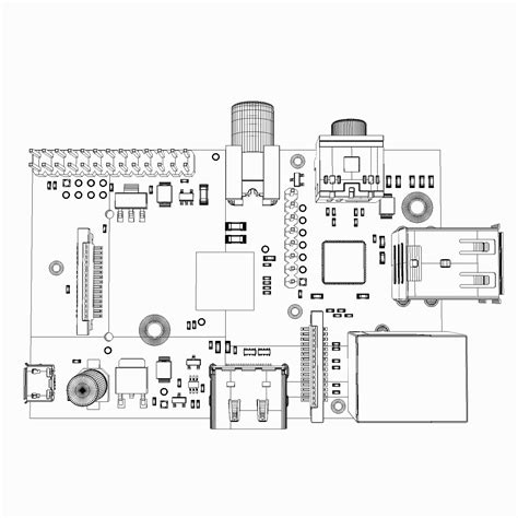 Raspberry Pi Model 3d 99 3dm 3ds Fbx Ige Max Obj Unknown Free3d