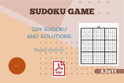 Sudoku AdultsActivity Interior Graphic By Creative Interior Creative Fabrica