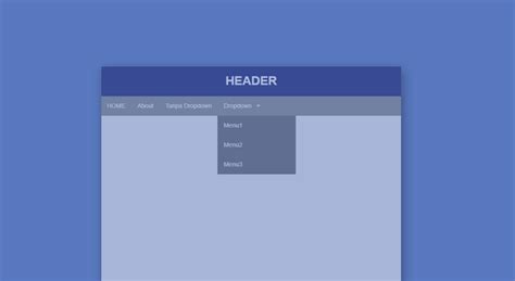 Membuat Menu Dropdown Html Dropdown Pembuatan Memahami Saya Uji