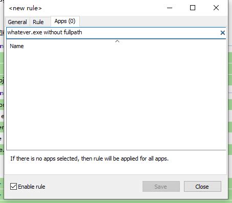 Feature Rule For App Name Only Ignore Location Issue Henrypp Simplewall GitHub