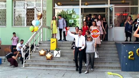 Изпращане на абитуриенти Езикова гимназия Ямбол2018 Youtube