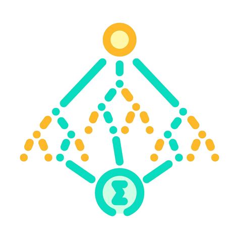 Random Forest Algorithm Color Icon Vector Illustration 41280612 Vector