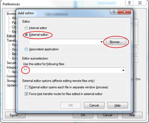 How To Set Default Editor In Winscp De